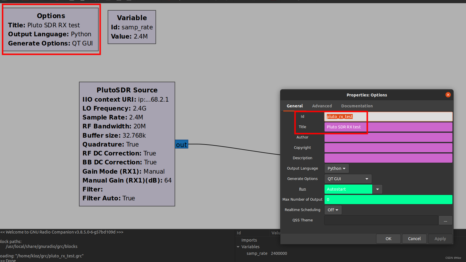 Pluto SDR环境搭建libiio/libad9361-iio/GNU Radio/gr-iio(Ubuntu)_gnuradio 3.8.2 如何支持adalm pluto-sdr ...