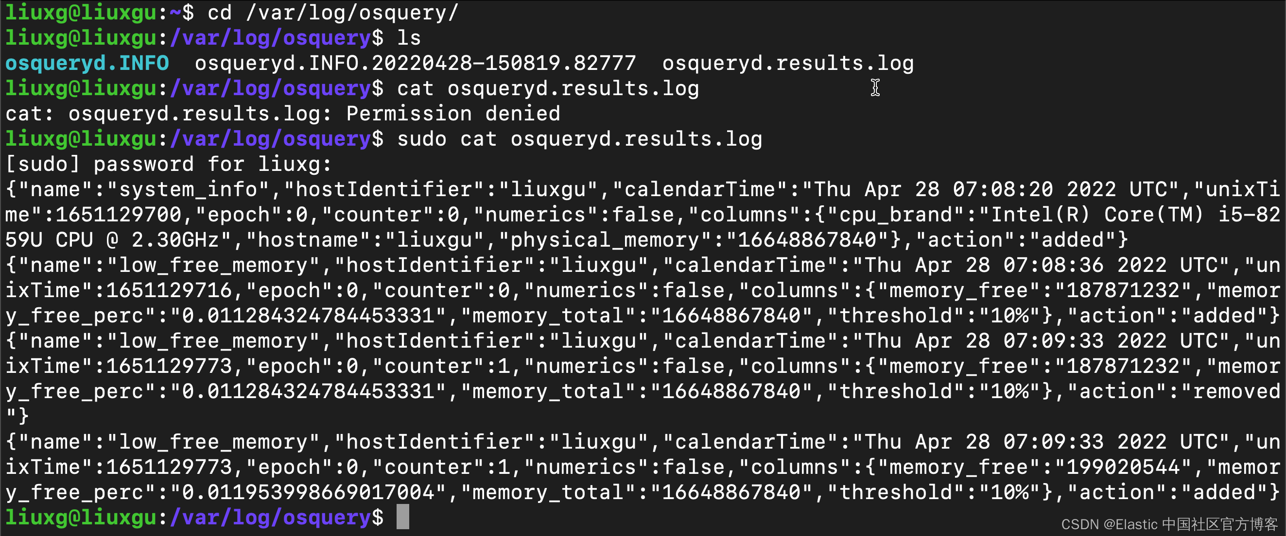 Security：osquery 介绍-CSDN博客