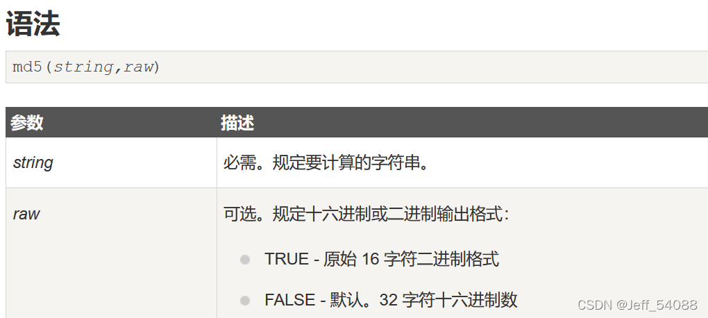 Php中md5加密的简单绕过及基于md5加密的sql注入利用php某些内置类的特性绕过md5比较 Csdn博客