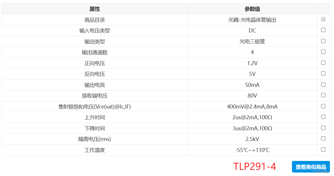 芯片学习记录TLP291-4-CSDN博客
