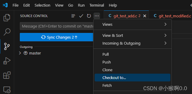 vscode + git_vscode git fetch-CSDN博客