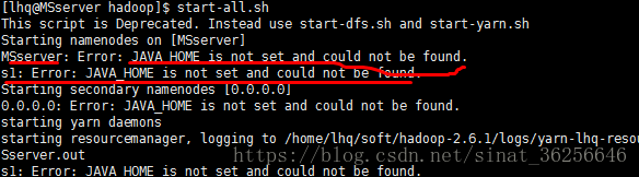 hadoop启动时显示JAVA_HOME没设置（could not be found）_hadoop未设置java-CSDN博客