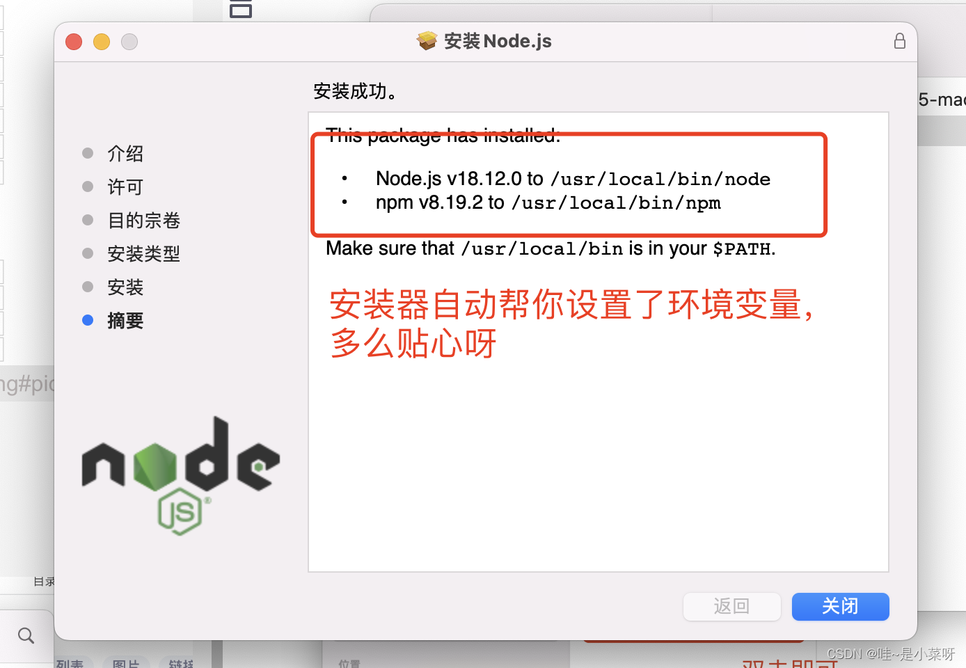 MacOs安装nodejs/npm——vsCode启动前端项目_npm for mac-CSDN博客