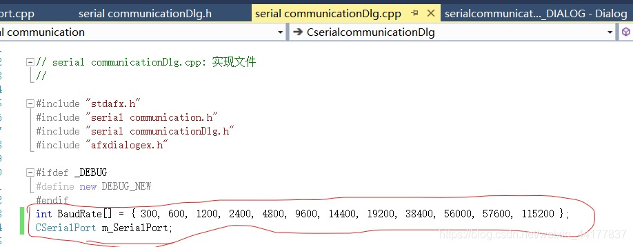 VS2017-MFC基于CSerialPort类串口通信_vs serialport类-CSDN博客