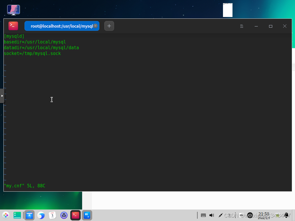 统信UOS系统MYSQL 5.7.31 GLIBC方式安装_uos glibc-CSDN博客