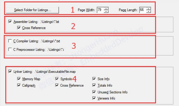 Keil系列教程05_工程目标选项配置（一）_keil中打开lst文件-CSDN博客