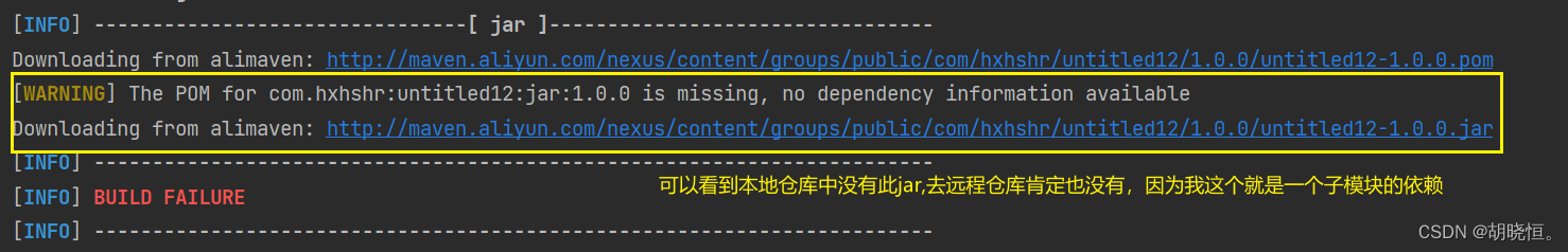 The POM for xxx is missing, no dependency information available_the pom for com.xkeshi:xkeshi ...