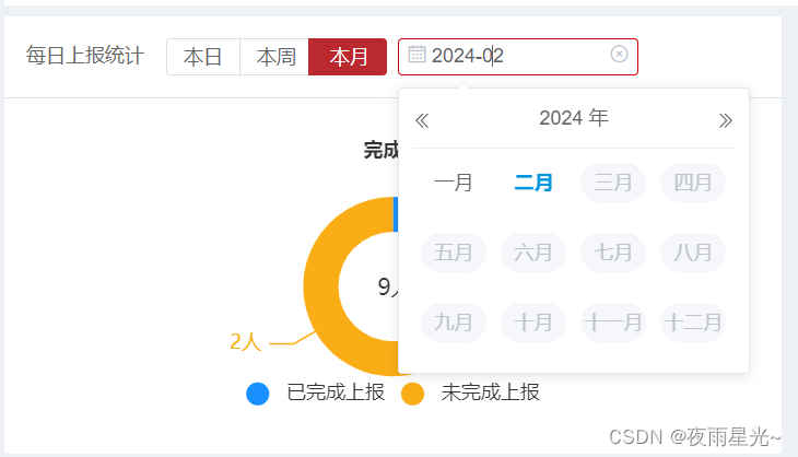 Vue中 日期选择 本日、本周、本月、本年选择器实现基于elementuivue日期本月今日 Csdn博客