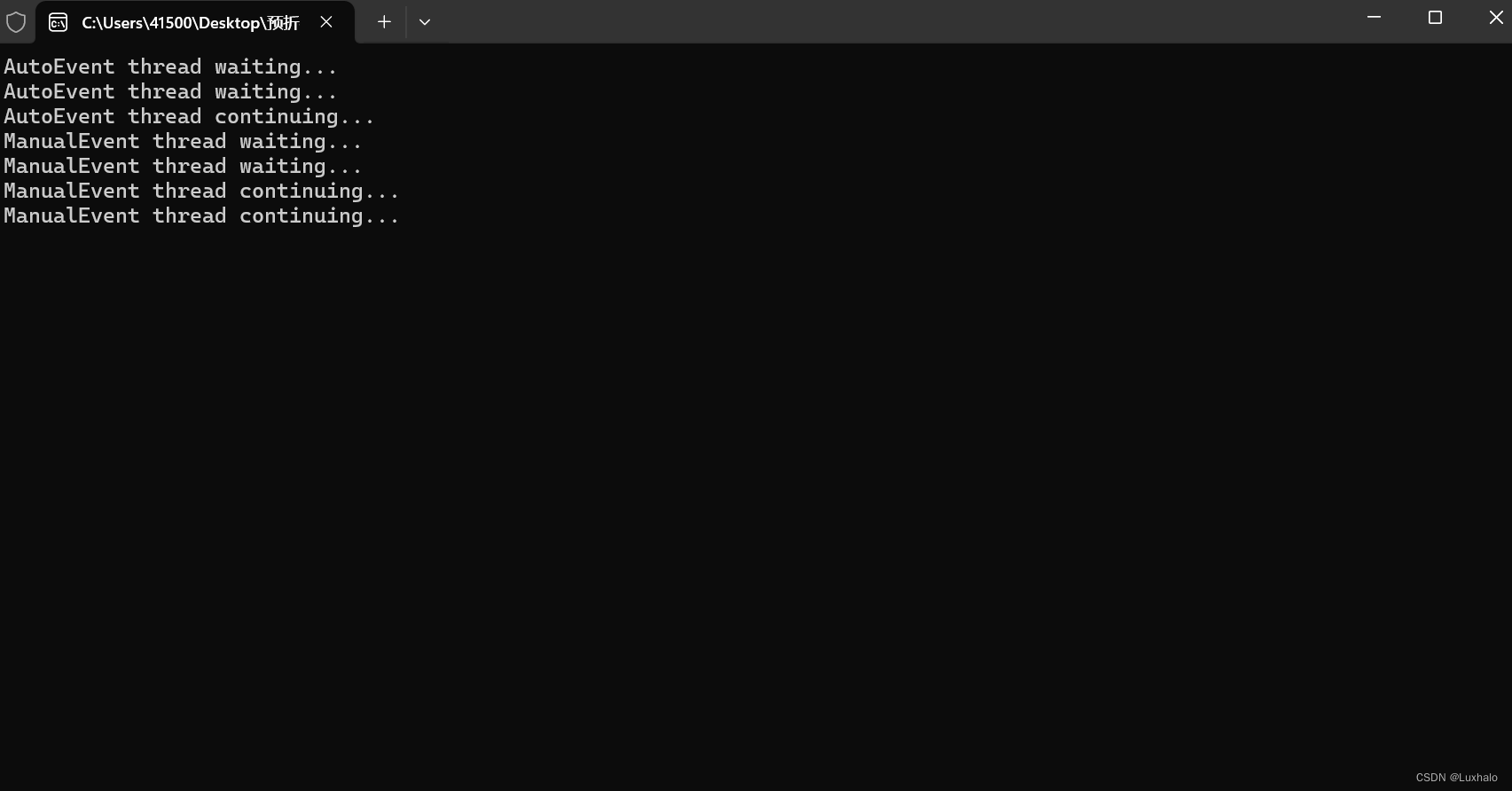 C#中ManualResetEvent和AutoResetEvent的区别_c# autoevent-CSDN博客
