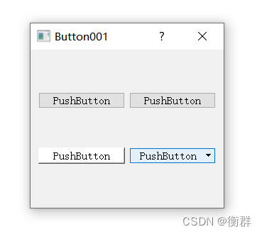 小尾羊的qt学习之路，01课，按钮_qpushbutton setmenu 复选-CSDN博客