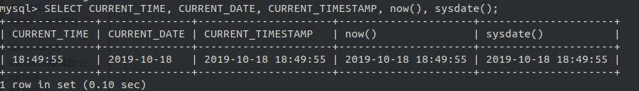 Mysql中CURRENT_TIMESTAMP,CURRENT_DATE,CURRENT_TIME,now(),sysdate()各项值的区别_mysql timestamp default ...