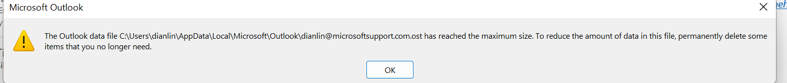 Outlook显示ost has reached maximum size_the outlook data file has reached the maximum size-CSDN博客