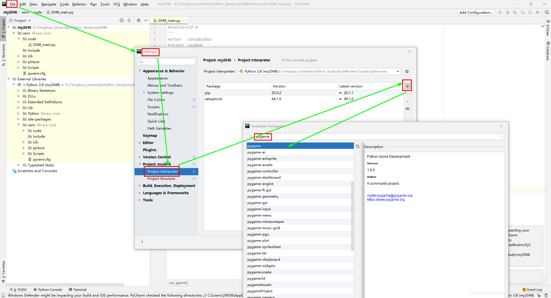 python3.8安装pygame_Python3.8安装Pygame的方法-CSDN博客