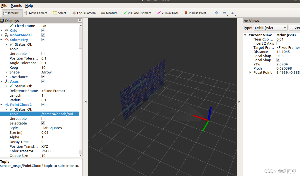 【RVIZ+GAZEBO+URDF】 --- 1-4.添加深度相机kinect,点云数据_在urdf文件中添加相机和雷达-CSDN博客