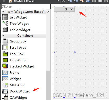 QT入门Containers之QGroupBox、QDockWidget_qdockwidget 不显示标题栏-CSDN博客