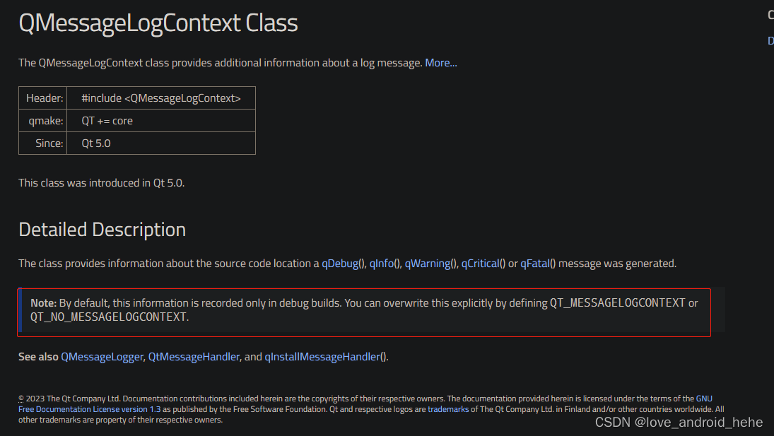 Qt日志 qInstallMessageHandler qt消息处理_qinstallmessagehandler预编译错误-CSDN博客
