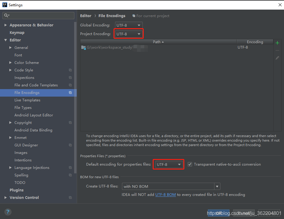 IDEA设置全局编码UTF-8_idea全局utf8-CSDN博客