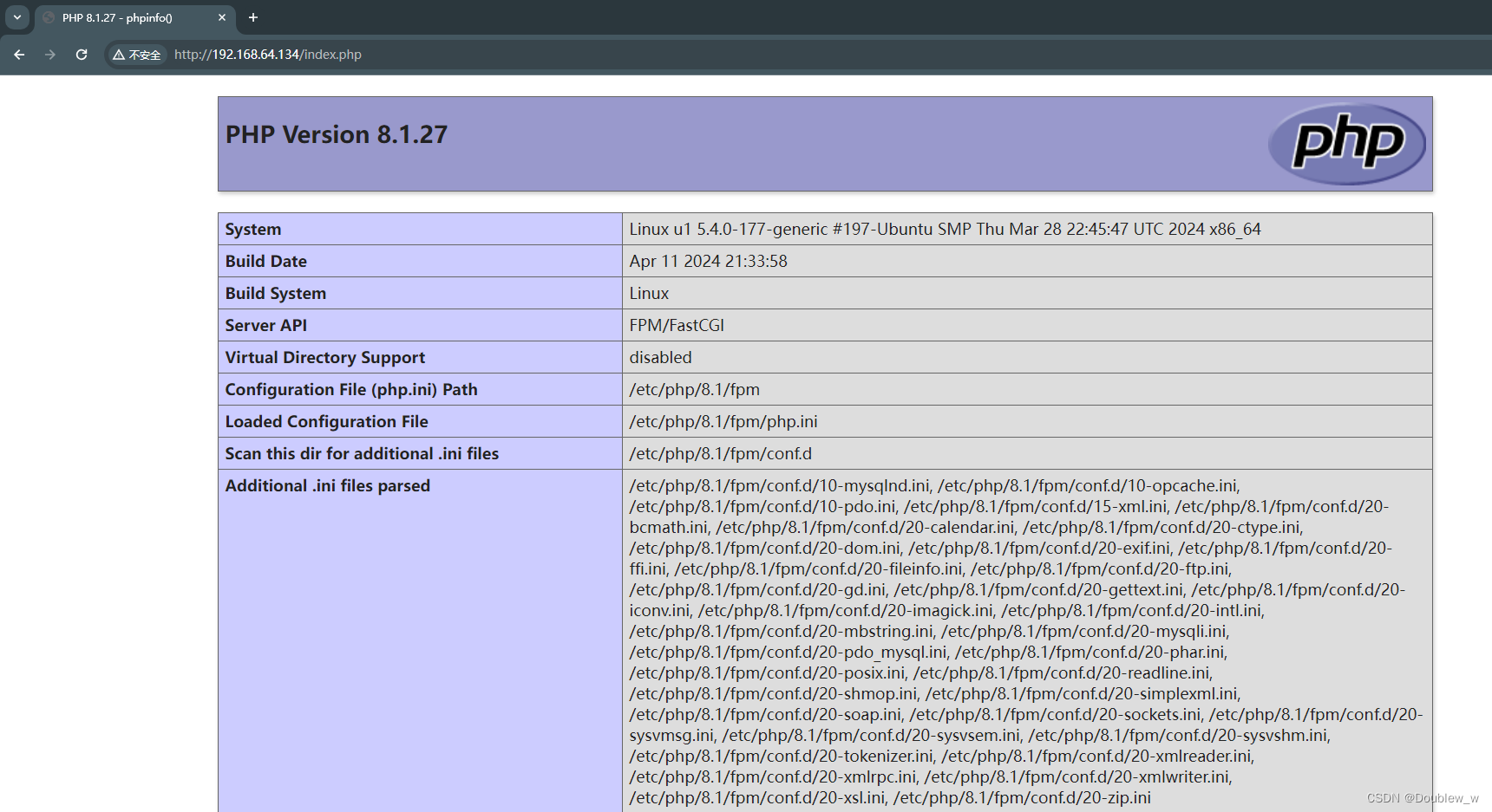 Ubantu 20.04.6快速部署LNMP环境搭建WordPress(apt源方式)_apt-get install php8.1-fpm-CSDN博客