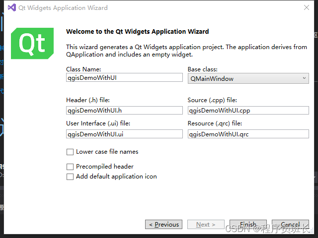 QGIS3.28的二次开发五：VS使用QT插件创建UI界面_qgis插件增加qt界面-CSDN博客