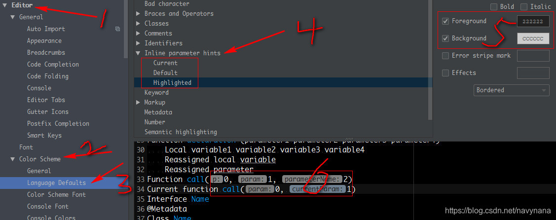 IDEA 的parameter Hints方法参数提示样式设置-CSDN博客