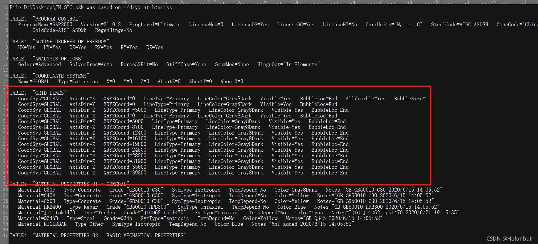 Python 语言创建 SAP2000 s2k 文件_s2k文件导入sap2000-CSDN博客