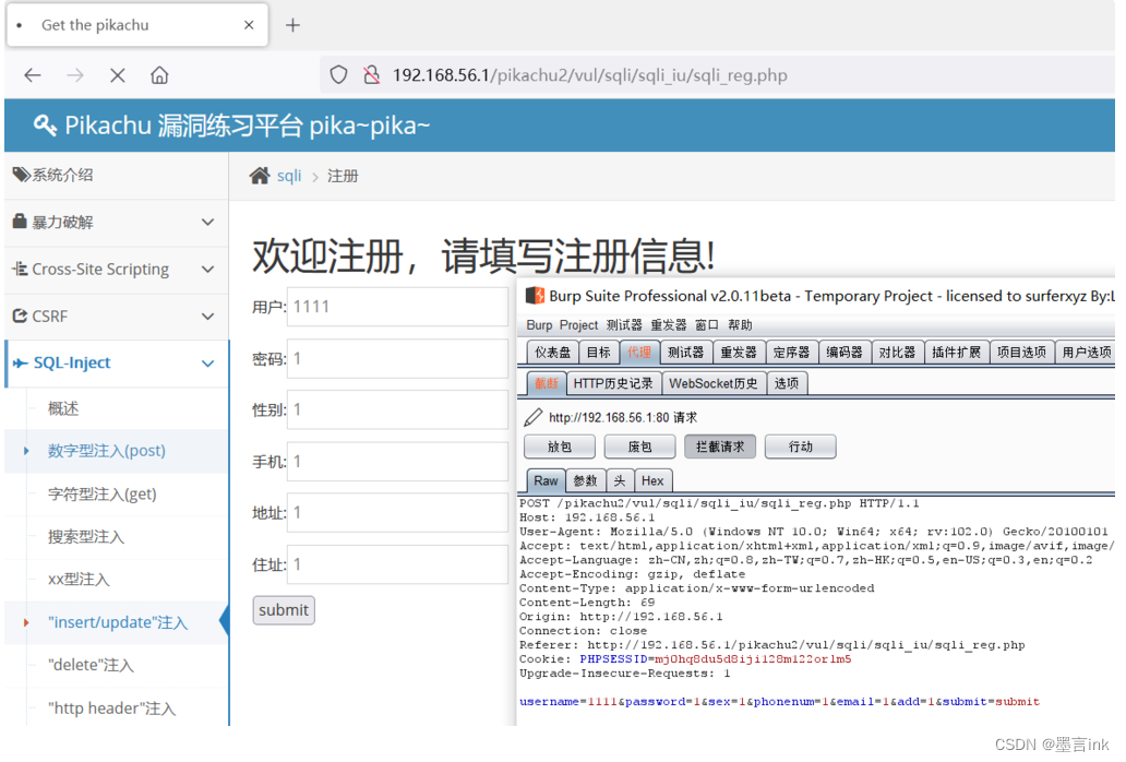 pikachu靶场SQL,sqlmap解法_pikachusql注入闯关sqlmap-CSDN博客