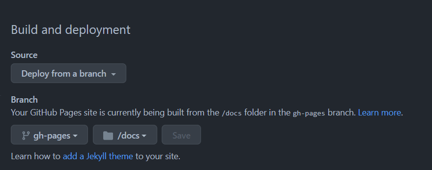 Jekyll框架编译GithubPages，提示没有docs_github pages的docs用不了-CSDN博客