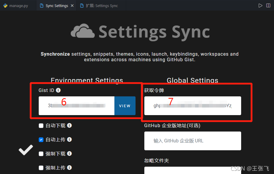 VSCode配置 GitHub的Gist 同步设置和插件_vscode github插件-CSDN博客