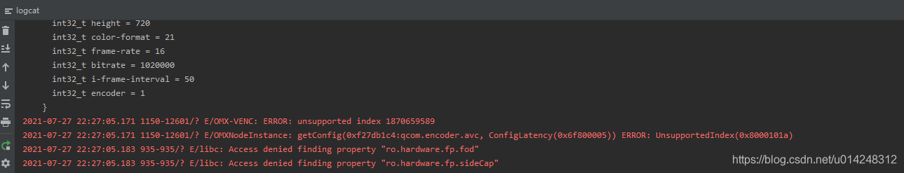 【AVD】NDK MediaCodec 编码中的坑 configure: err(-2147479551) error -38 Fatal signal 4 (SIGILL) ILL ...