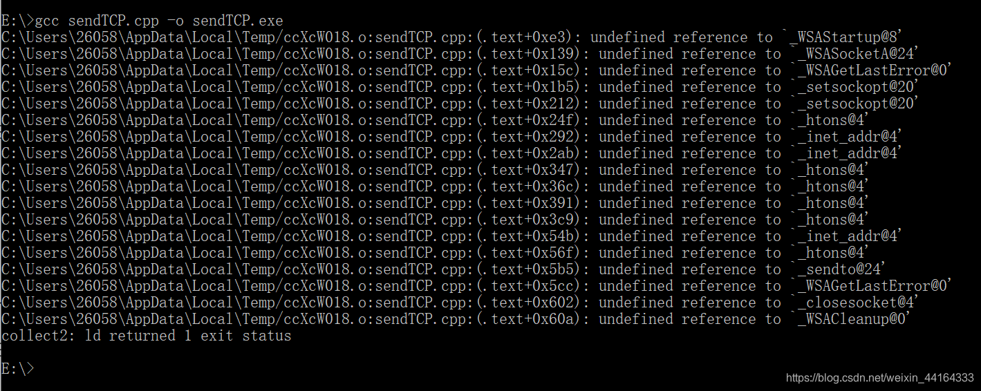 网络编程—使用C语言实现发送TCP数据包，以命令行形式运行:SendTCP source_ip source_port dest_ip dest_port；（原理和常见错误分析）_c语言写一个 ...