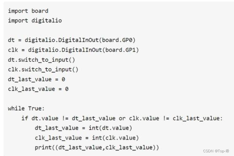 Banana pi BPI-PicoW-S3 uses incremental rotary encoder [CircuitPython]-CSDN博客