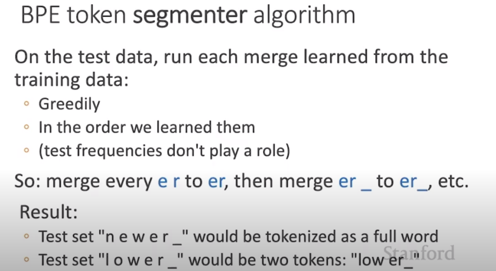 斯坦福讲解subword(Byte Pair Encoding or BPE)-CSDN博客