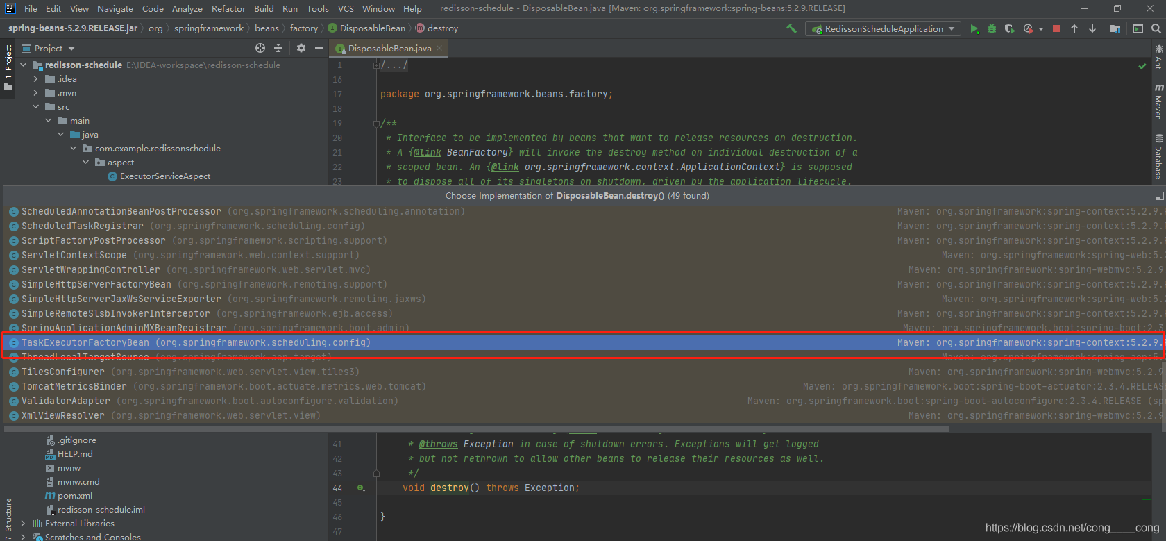 Spring Boot优雅关闭之Redisson中ExecutorService的关闭流程源码追溯_redisson is shutdown-CSDN博客