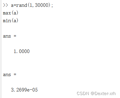 MATLAB实验《数据分析与多项式计算》_利用matlab提供的rand函数生成30000个符合均匀分布的随机数,然后检验随机数的-CSDN博客
