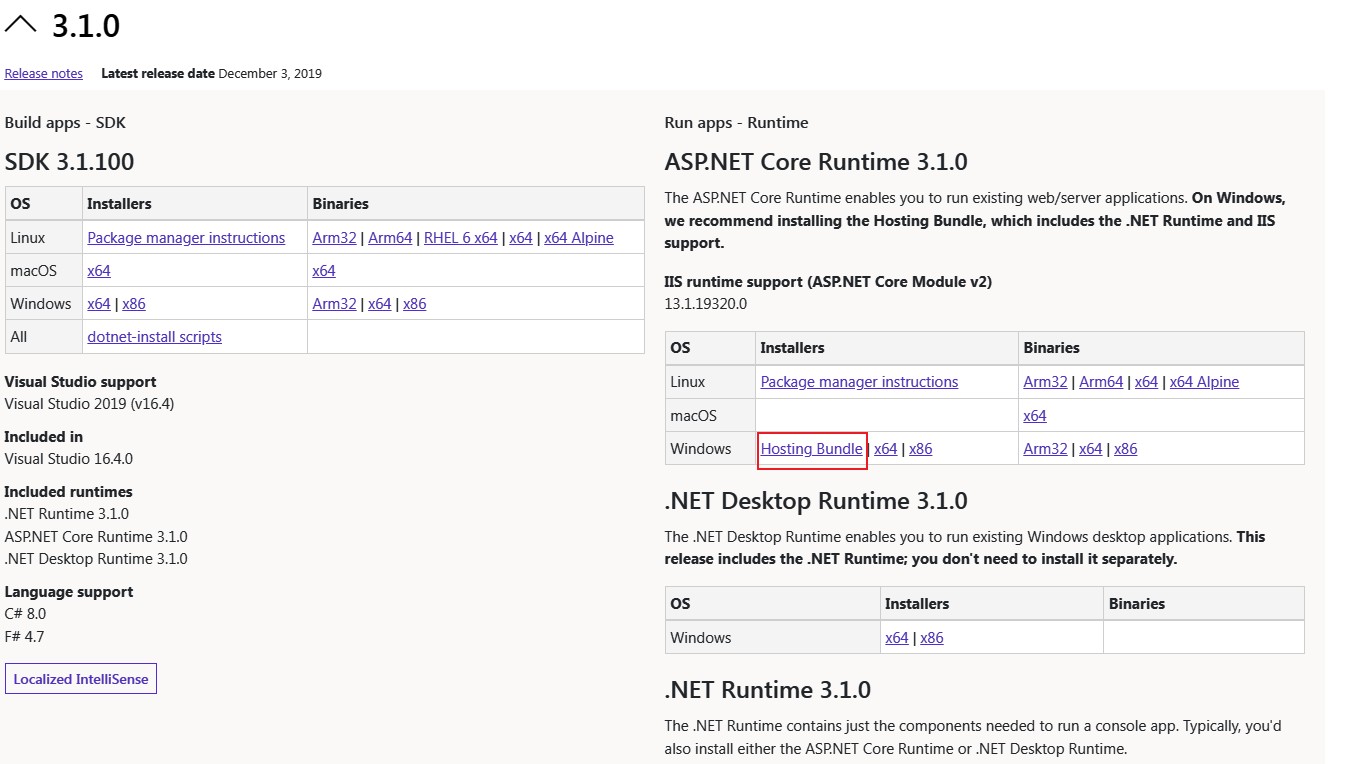 ASP.NET CORE 3.1 部署至IIS_net core 3.1发布的项目如何才可以在iis上面运行-CSDN博客