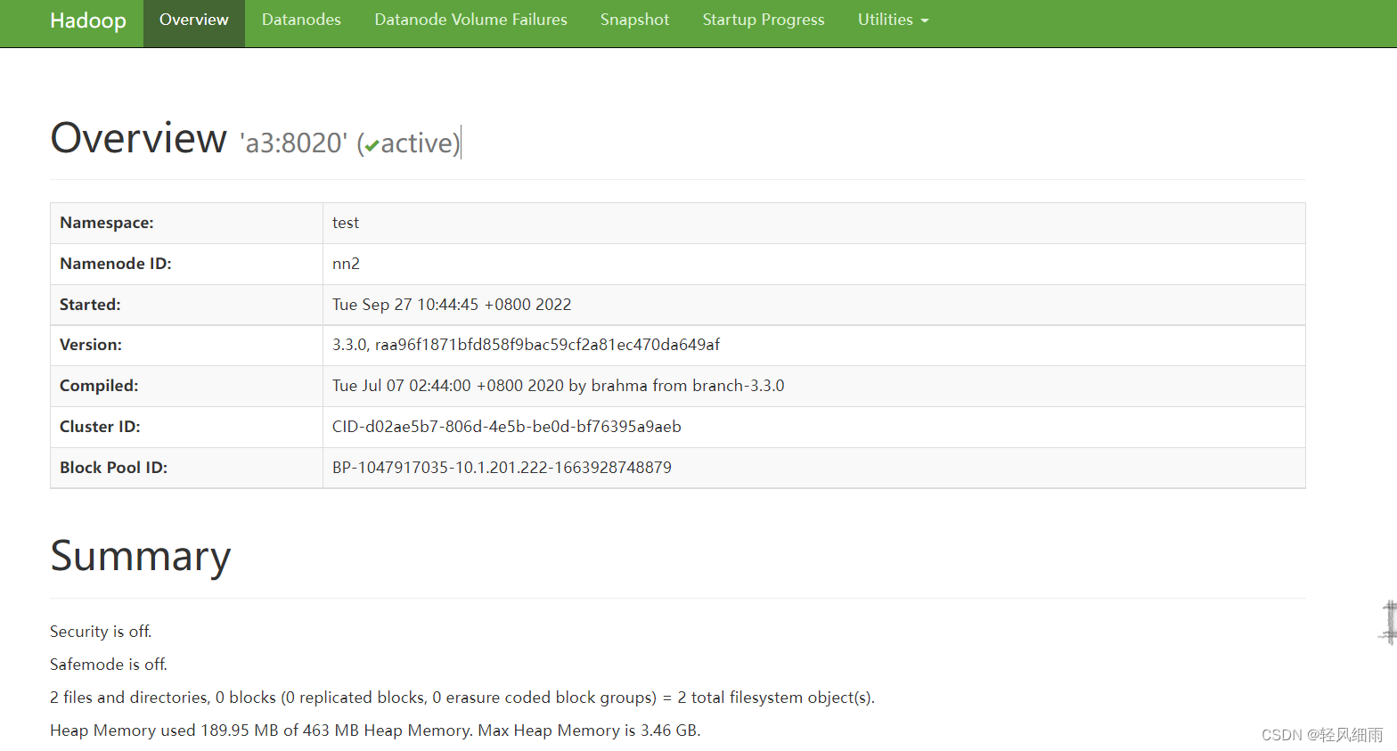 Hadoop3.3.1 HA配置多个namenode（5个Namenode）详细_hadoop多个namenode-CSDN博客