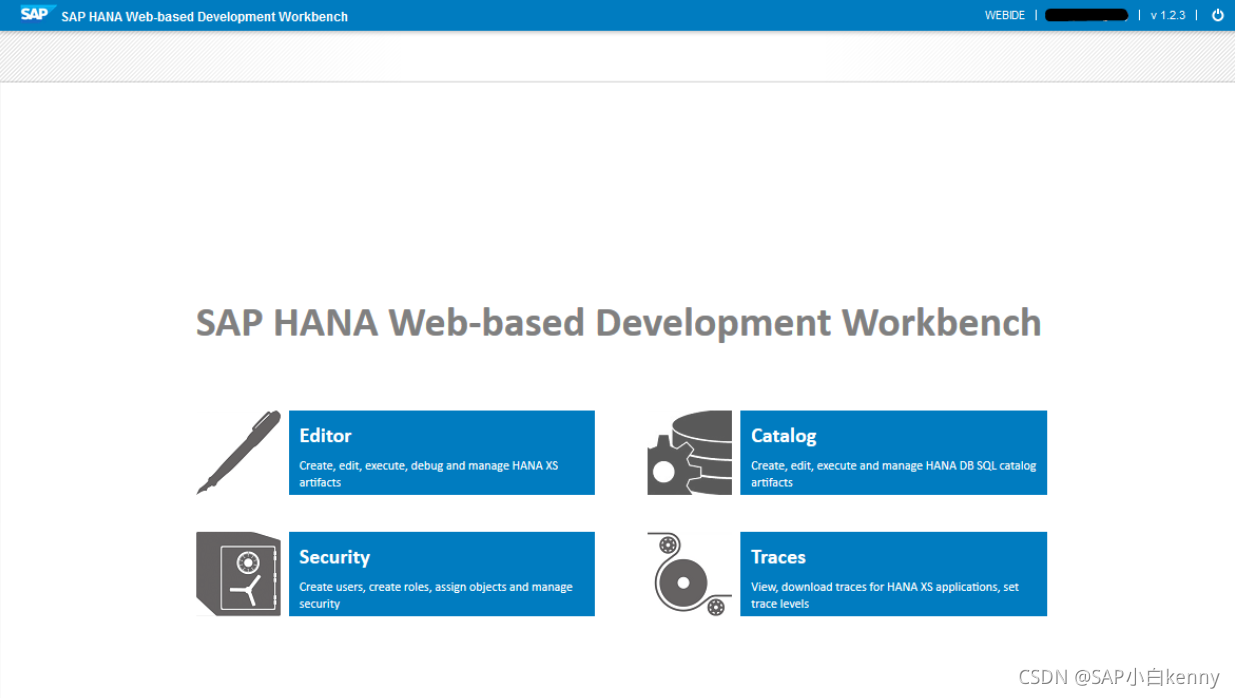 SAP HANA 基于Web的IDE的配置及使用_idea连接hana-CSDN博客