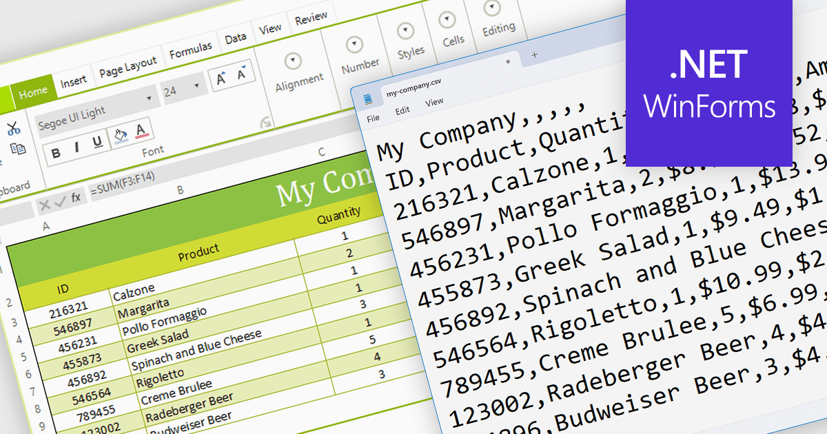 Export Spreadsheets to CSV WinForms App -Spread.NET_spreadsheetsresource.export-CSDN博客