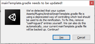 Unity打Android包，报.gradle needs to be updated，old aaptOptions noCompress，需要更新unityStreamingAssets的 ...