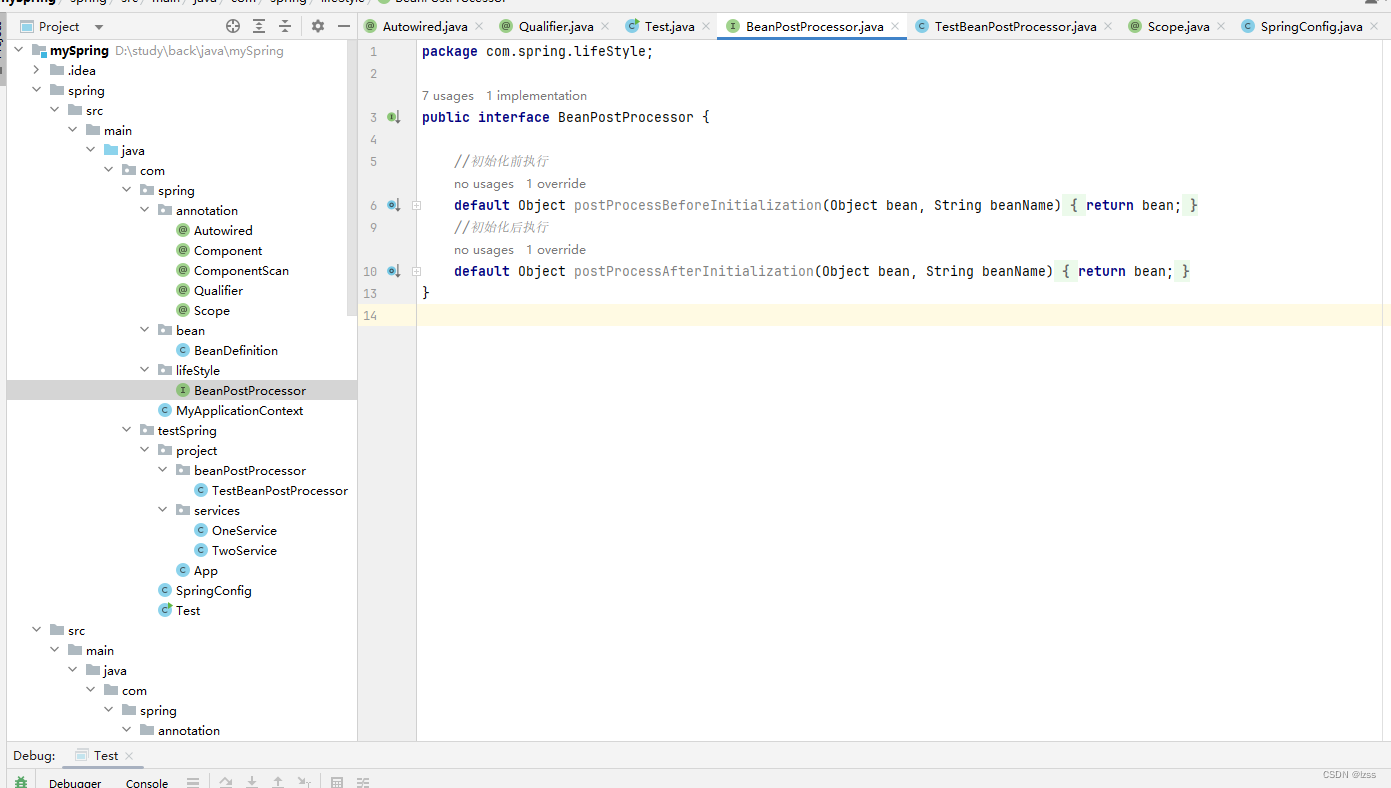 [后端java学习] 自己写一个简单的spring_java后端spring-CSDN博客