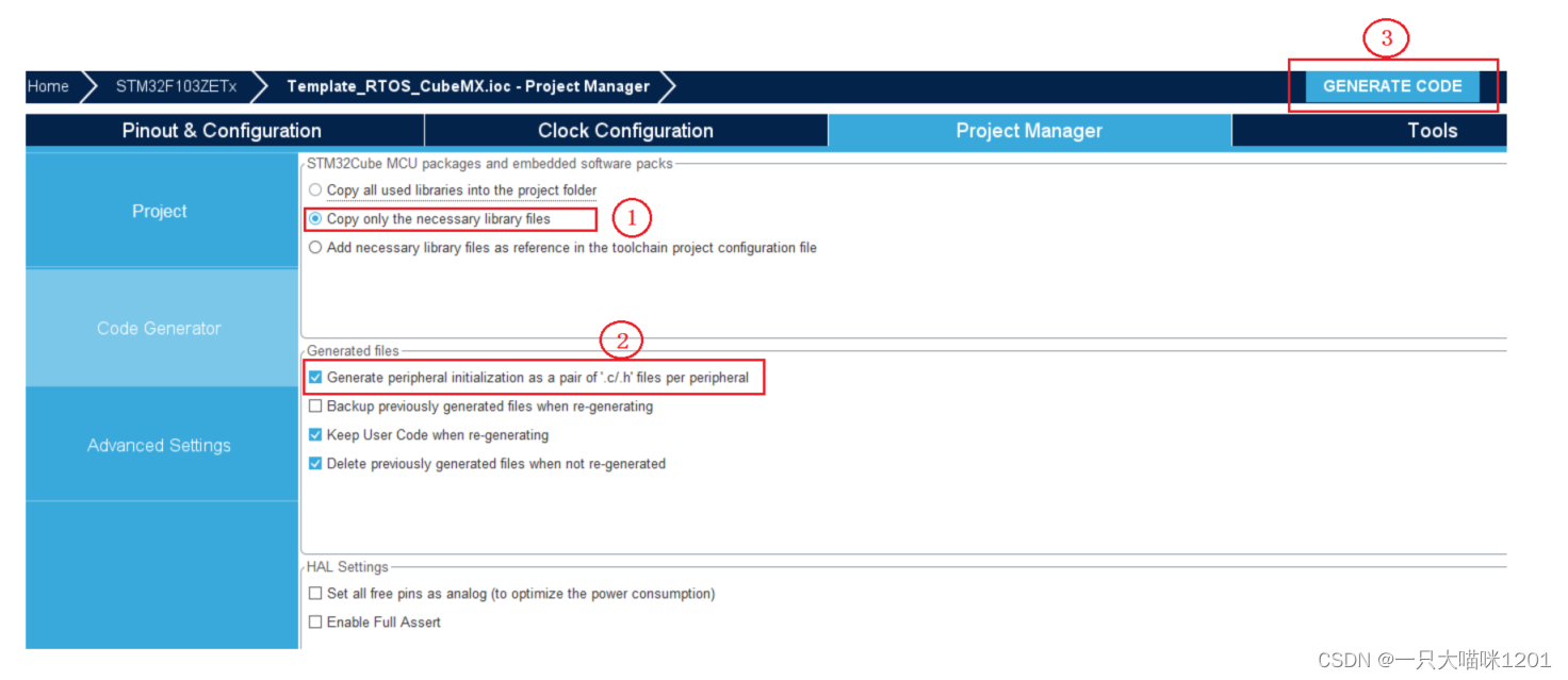 【RTOS学习】CubeMX对FreeRTOS的适配_cubemx freertos-CSDN博客