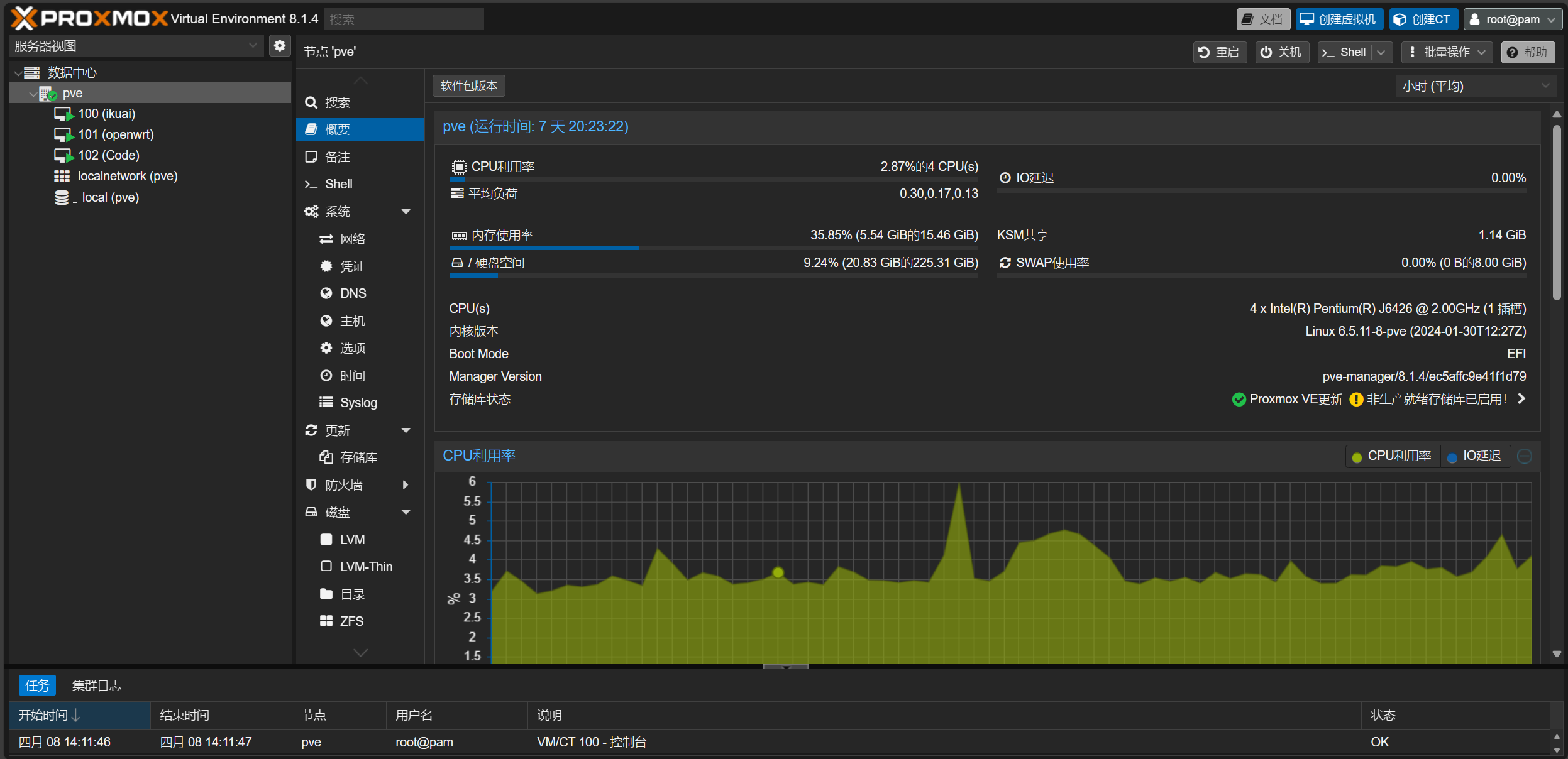 PVE下安装配置openwrt和ikuai_pve ikuai-CSDN博客
