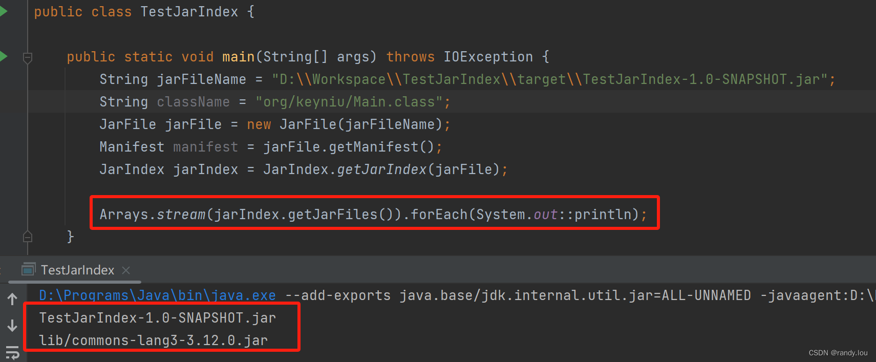 Java核心: JarIndex的使用-CSDN博客