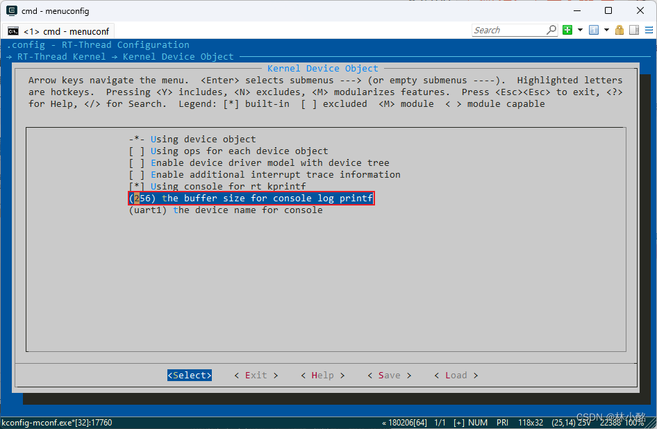 RT-Thread编译遇到RT_CONSOLEBUF_SIZE is less than XX的解决方法_rt-thread not enough header buffer size-CSDN博客