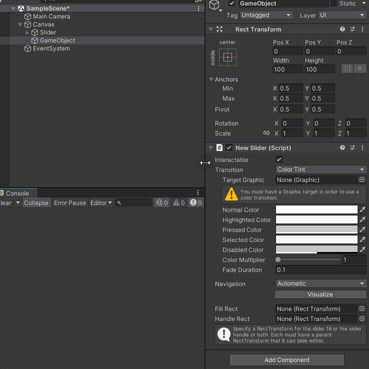 Unity 滑动条（Slider）拖拽开始和结束、点击等事件的拓展功能_unity slider事件-CSDN博客