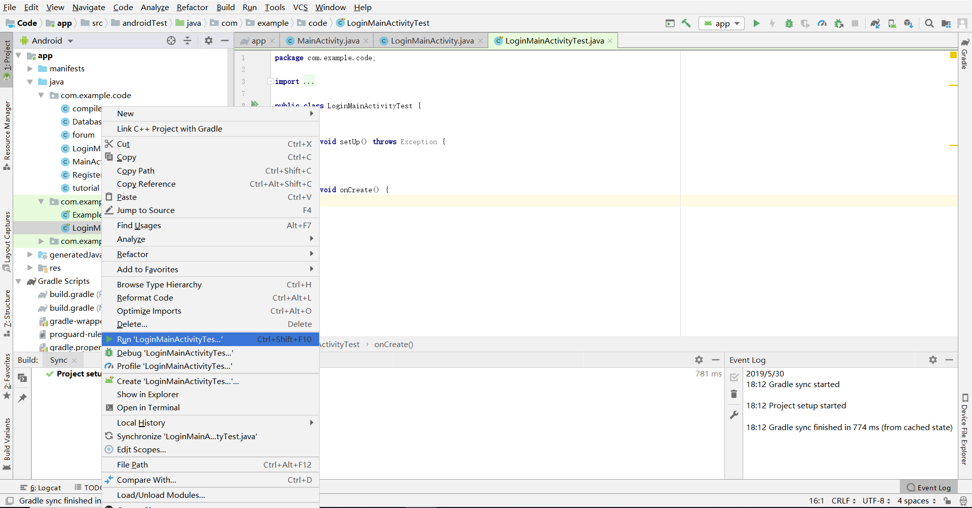Android Studio----中使用JUNIT测试及Context获取_junit 在android studio中如何使用-CSDN博客