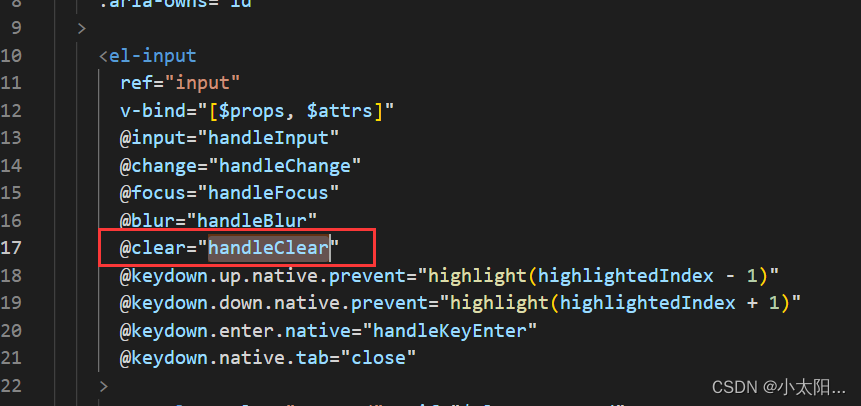 ElementUi使用el-autocomplete实现搜索建议（无数据匹配+点击clearable清除，不触发下拉选项）_elementui ...