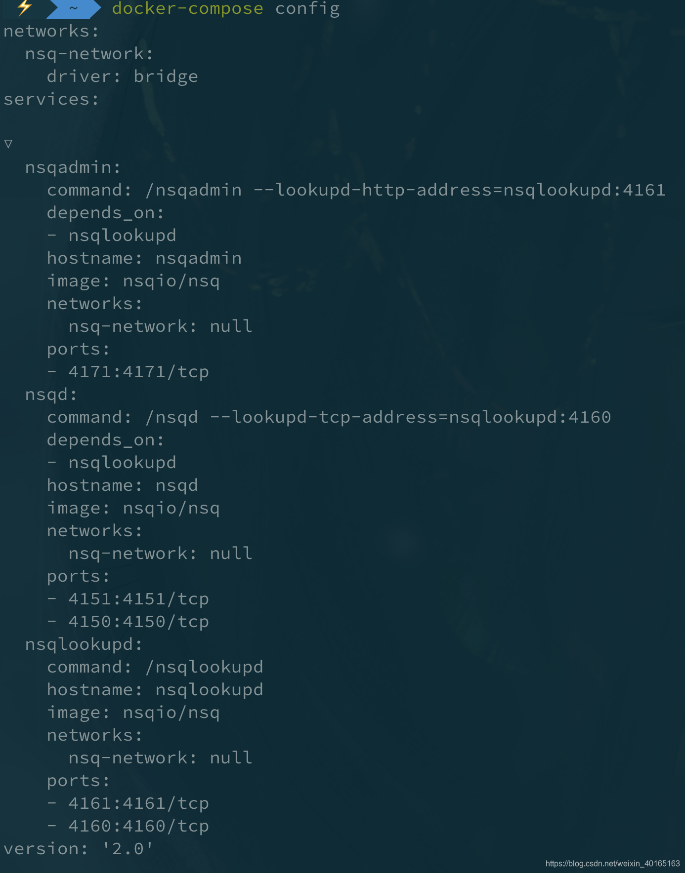 Docker docker-compose 部署 NSQ_nsq docker-compose-CSDN博客