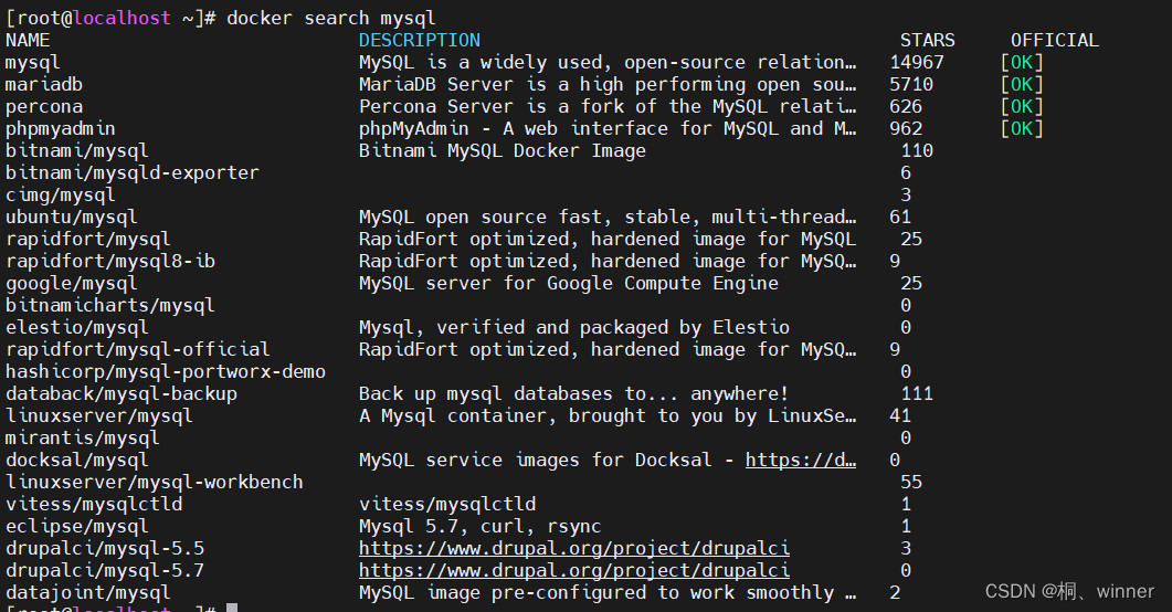 docker学习笔记 四-----docker基本使用方法_docker search-CSDN博客