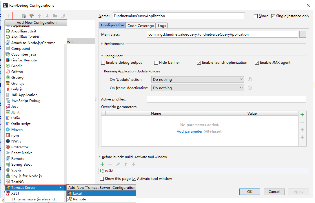 idea 配置tomcat server（解决没有tomcat server选项）_idea tomcat server-CSDN博客